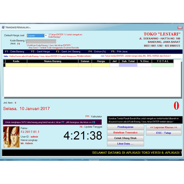 Jual SALE SOFTWARE APLIKASI TOKO VERSI 9 ORIGINAL FULL VERSI & SOURCE ...