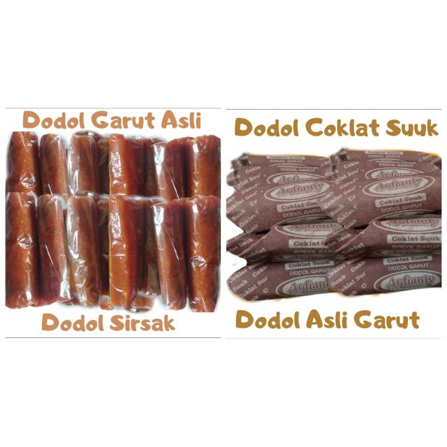 Jual Dodol Garut 500 gr Mix Sirsak dan Coklat Suuk Cemilan Manis ...