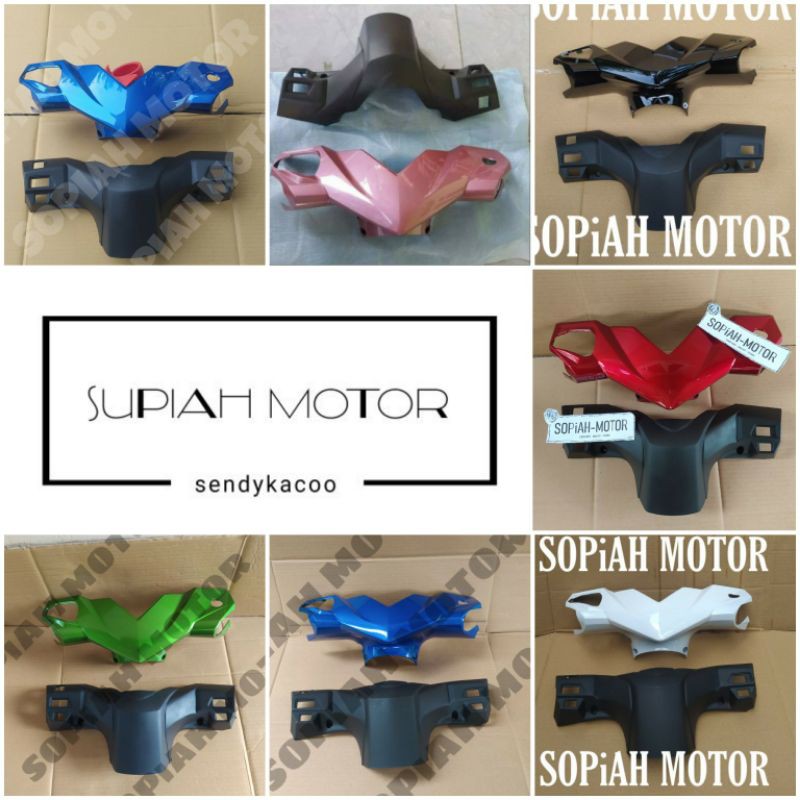 Jual batok kepala depan belakang motor honda beat karbu lama merah biru ...