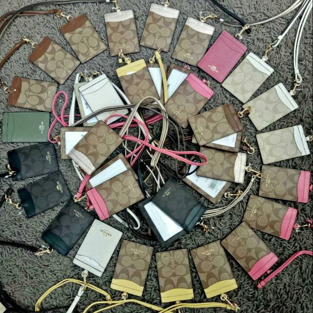 Jual Coach lanyard / coach id card | Shopee Indonesia