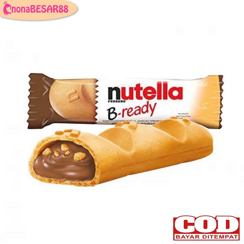 Jual Nutella B-Ready 6gr 1SACHET / Cemilan Coklat Nutella / Biskuit Isi ...