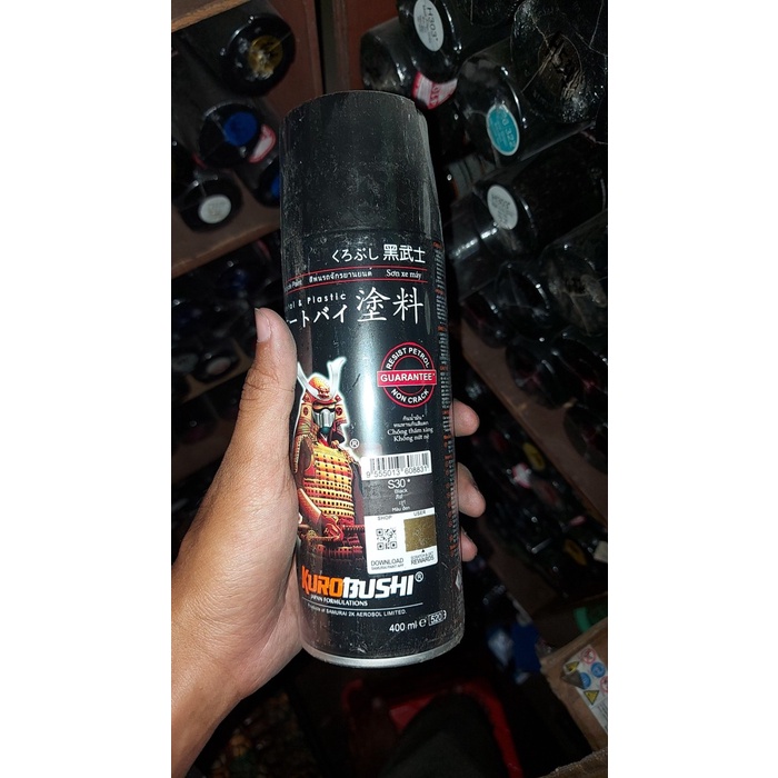 Jual Samurai Paint Black S30 400 ml | Shopee Indonesia