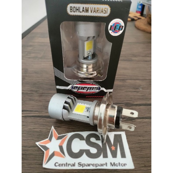 Jual Lampu LED Motor Bebek Matic AC DC H6 2 Sisi Ka-kra Universal | Shopee Indonesia