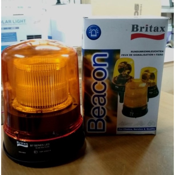 Jual Warning Light Flash Light Beacon Britax B7 Rotary Lamp series 12V ...