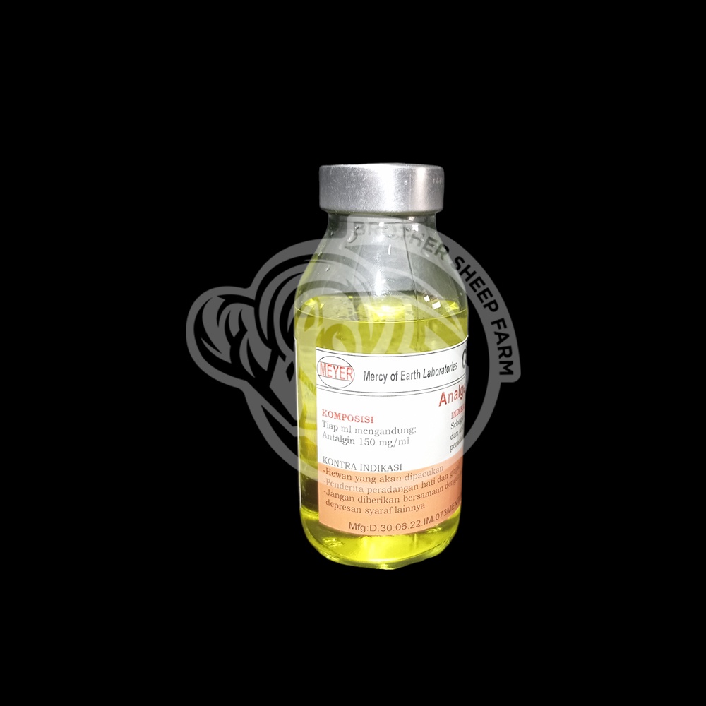 Jual Cyron inj 100ml Analgesik NSAIDs Penurun Panas Hewan Kucing Domba ...
