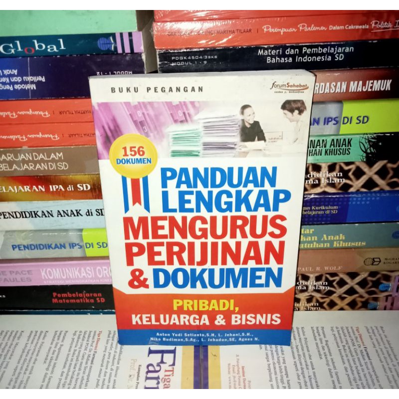 Jual ORI BUKU PANDUAN LENGKAP MENGURUS PERIJINAN & DOKUMEN PRIBADI,KELUARGA & BISNIS | Shopee ...