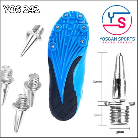 Jual Paku Sepatu Spike/Lari Sprint Ukuran 13mm Lancip | Shopee Indonesia