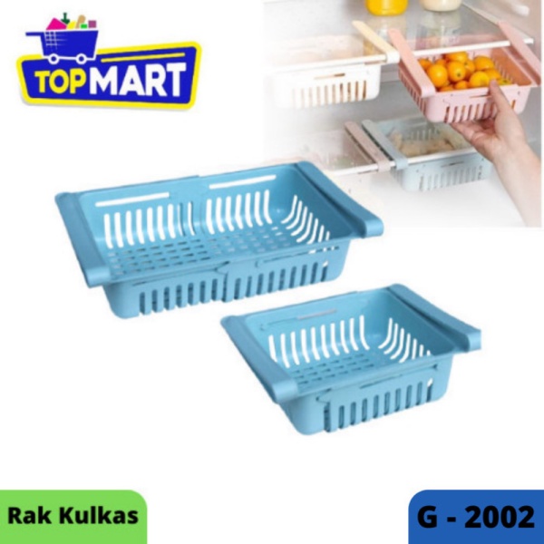 Jual Rak Kulkas Multifungsi Storage Box laci kulkas Organizer Rak ...