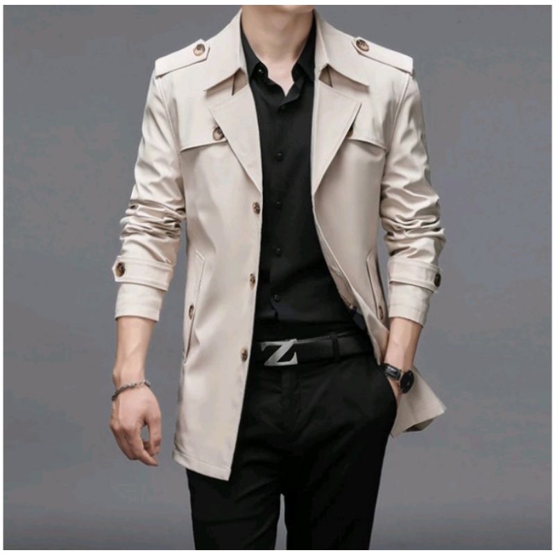 Jual Jaket Panjang Jubah Baru Pria Musim Dingin / Jubah Musim Dingin ...