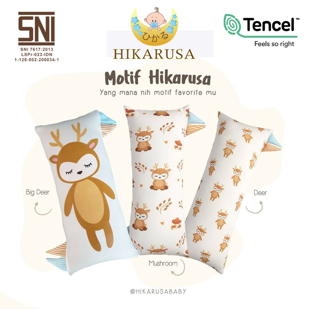 Jual HIKARUSA Guling Bayi Hikaru Baby CUDDLE Bolster Toddler Katun ...