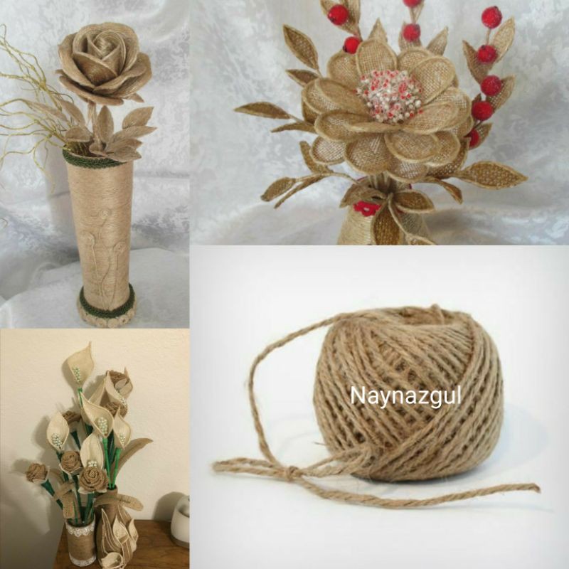 Jual Tali Rami Tali Goni 2 Ply Bahan Craft | Shopee Indonesia