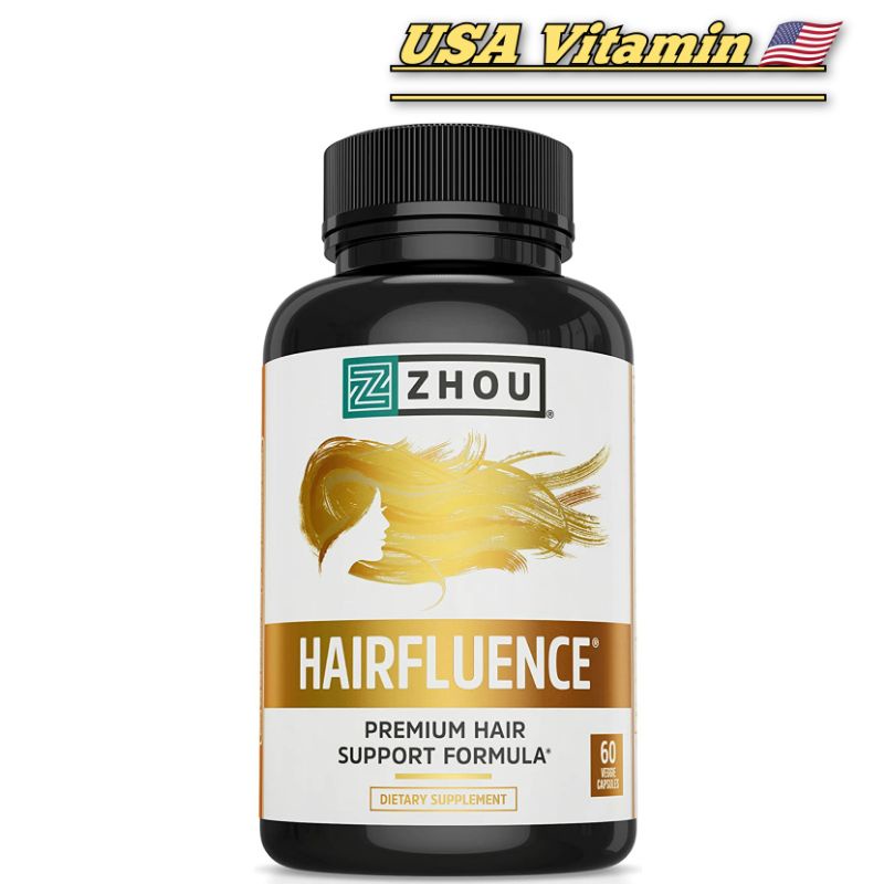 Jual Zhou Nutrition Hairfluence Premium Growth Formula 60 Capsules ...