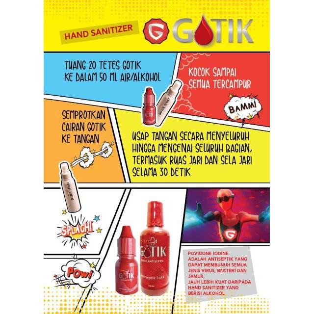 Jual Gotik obat luka Antiseptik dan Sariawan 5ml | Shopee Indonesia