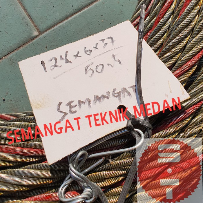 Jual 12mm KABEL SELING SLING TALI KAWAT BAJA STEEL WIRE ROPE 12 mm ECER | Shopee Indonesia