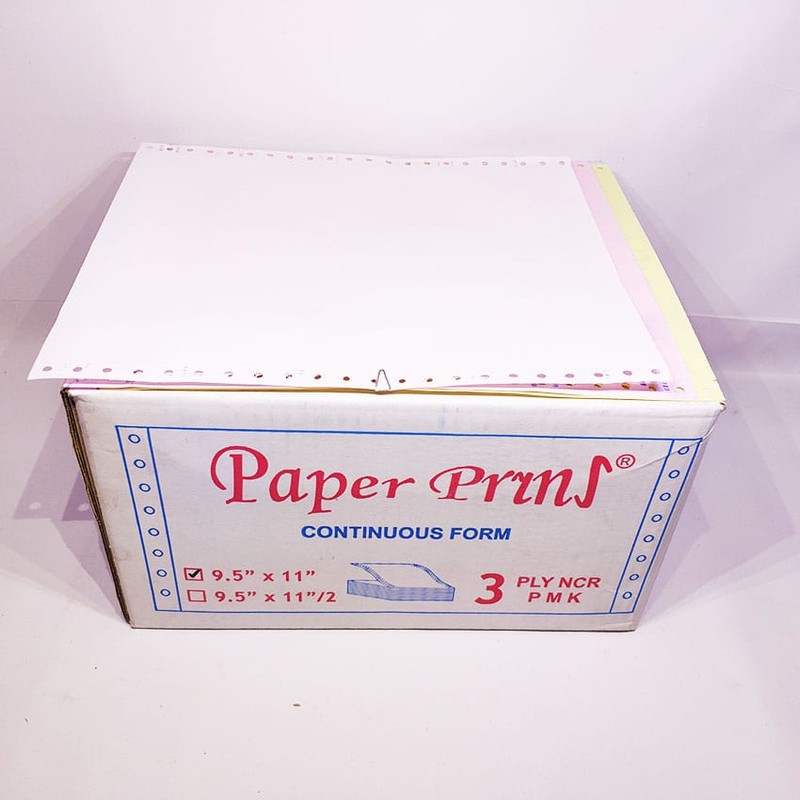 Jual Paper Pryns Continuous Form 9,5 x 11 3ply - Warna | Shopee Indonesia