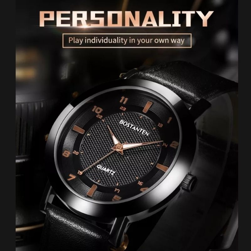 Jual Bostanten Classic Jam Tangan Pria dan Wanita Waterproof Modis ...