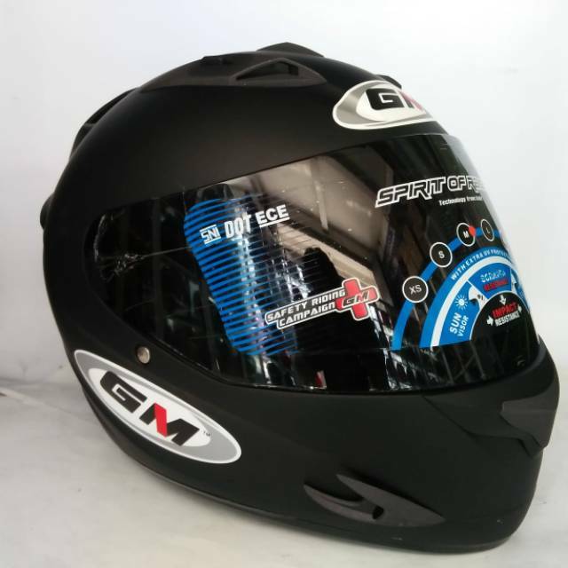 Jual Helm GM Race pro solid original | Shopee Indonesia