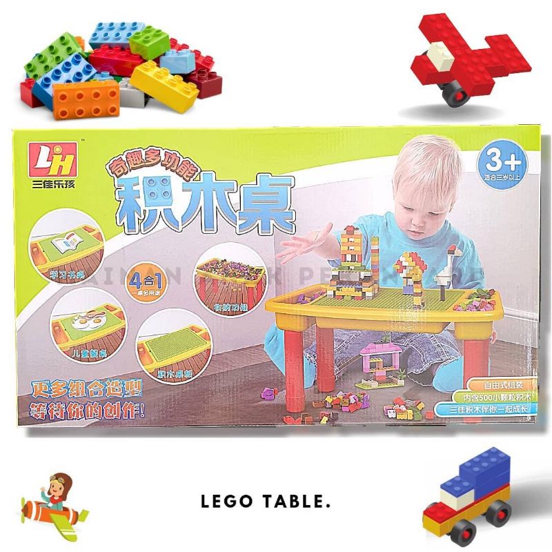 Jual Mainan Anak Lego Block 505 Pcs Lengkap Meja Belajar/Mainan Meja ...
