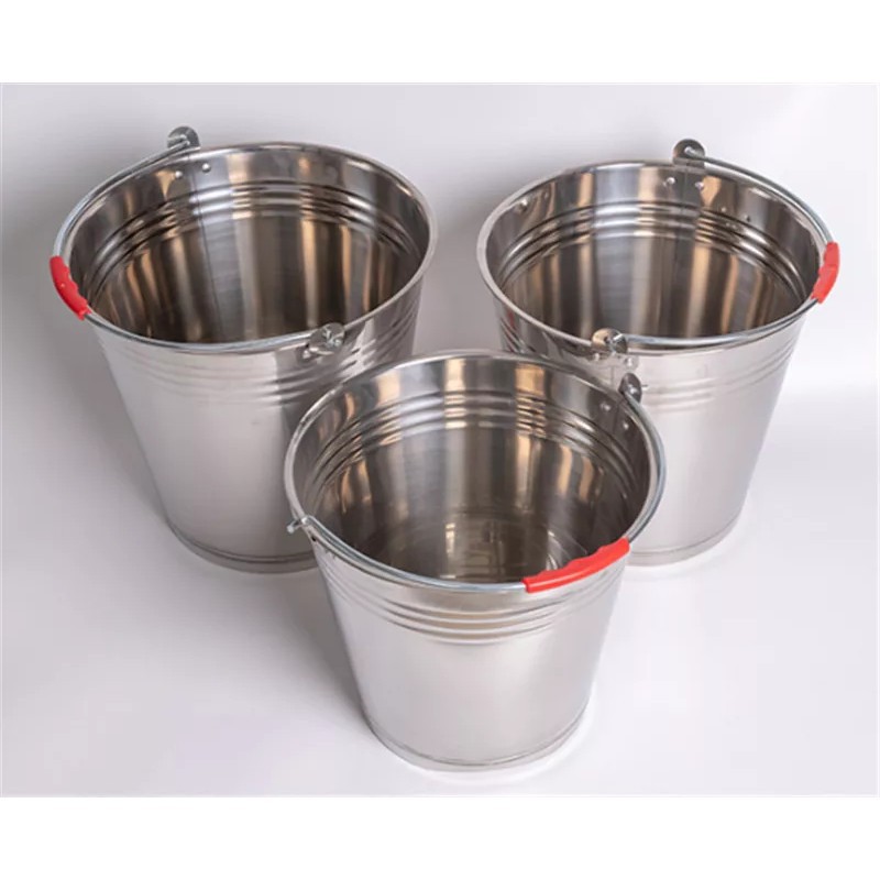 Jual Ember Stainless dengan Handle 28CM/8L, 30CM/10L | Shopee Indonesia