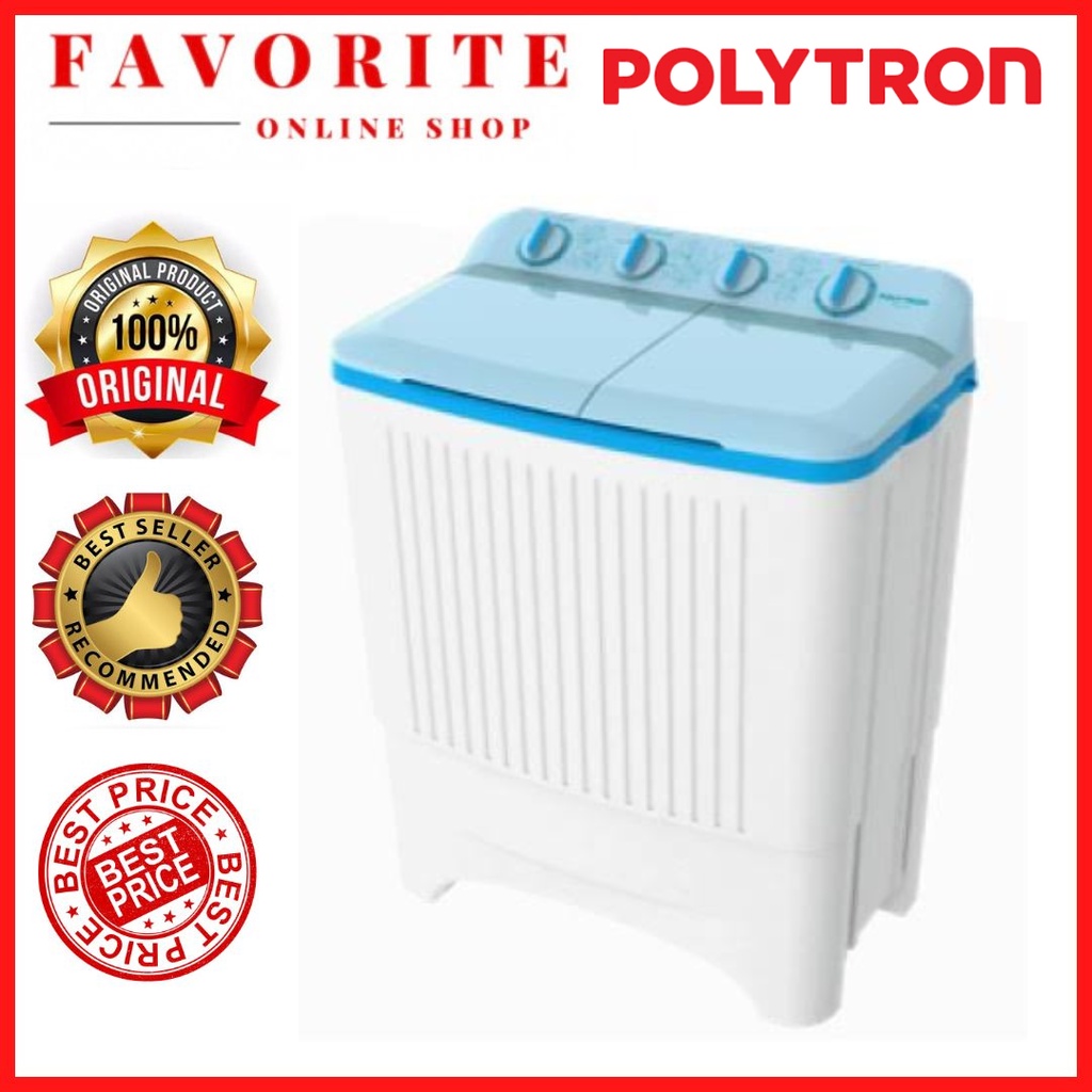 Jual MESIN CUCI POLYTRON PWM 7073 7KG 2 TABUNG PWM 7073 7 KG PRIMADONA ...