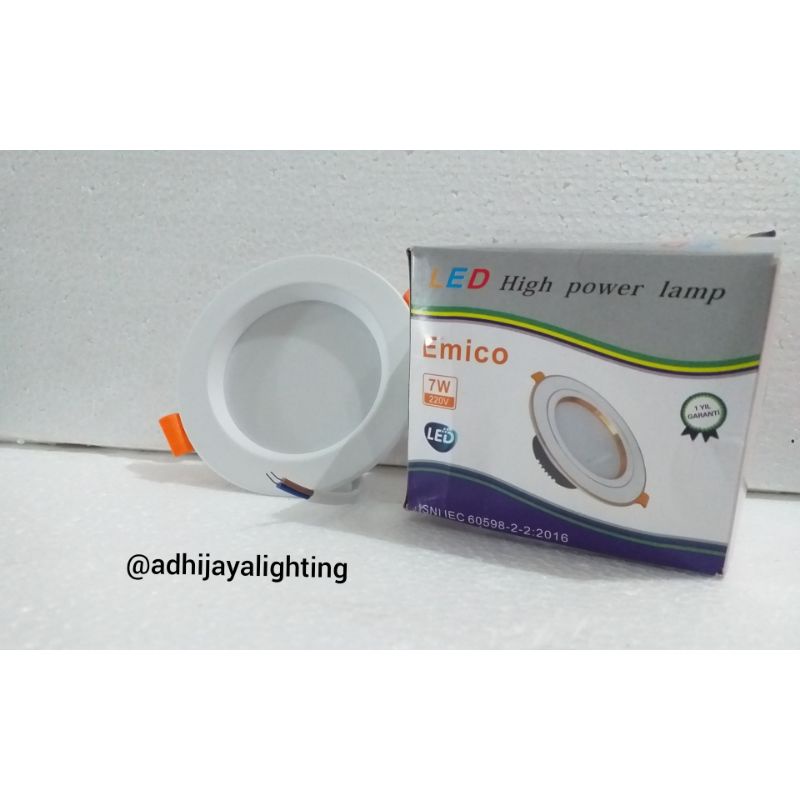 Jual Lampu Downlight Led Panel IB Led 7 Watt Emico Termurah | Shopee ...
