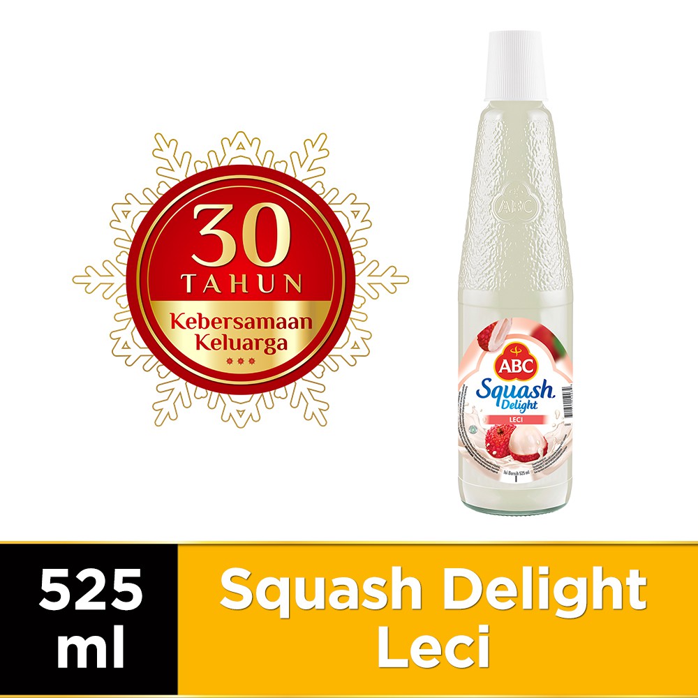 Jual ABC Sirup Squash Delight Leci 525 mL | Shopee Indonesia