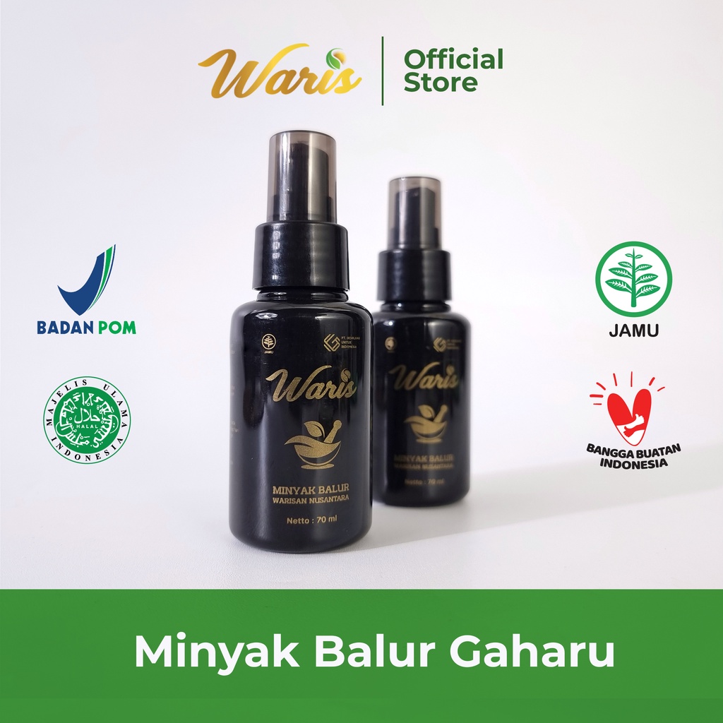 Jual PROMO 4 Botol Minyak Waris Minyak Balur Gaharu Original Twinpack ...
