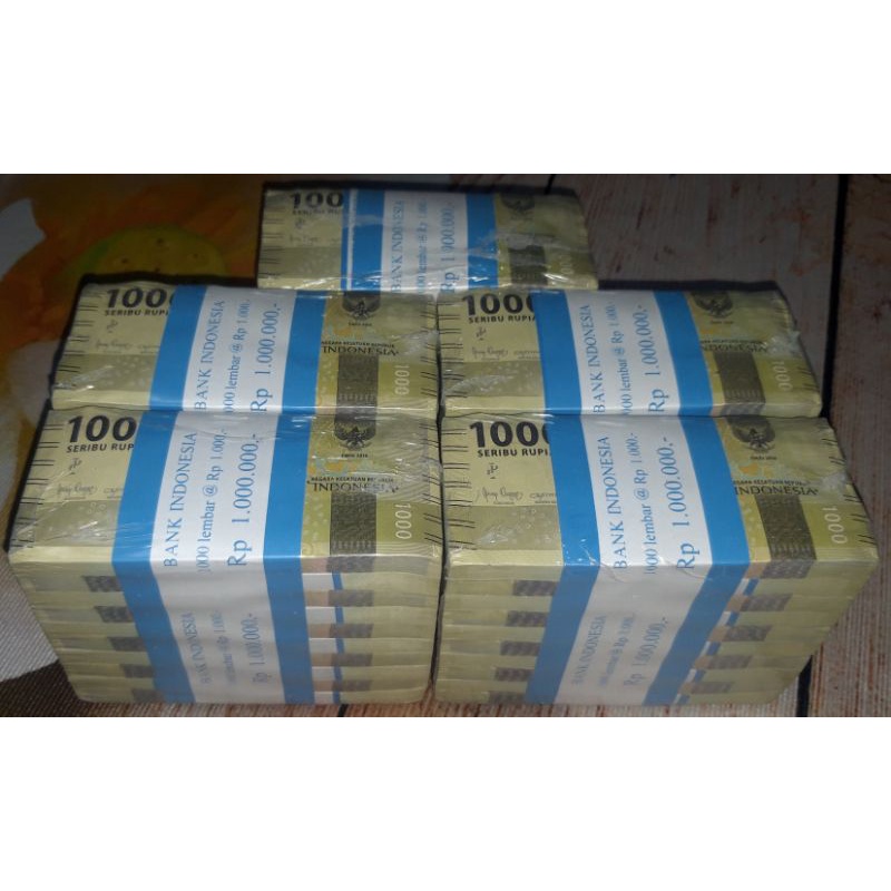 Jual 1 brut uang 1000 rupiah cut meutia emisi 2016 masih segel asli ...