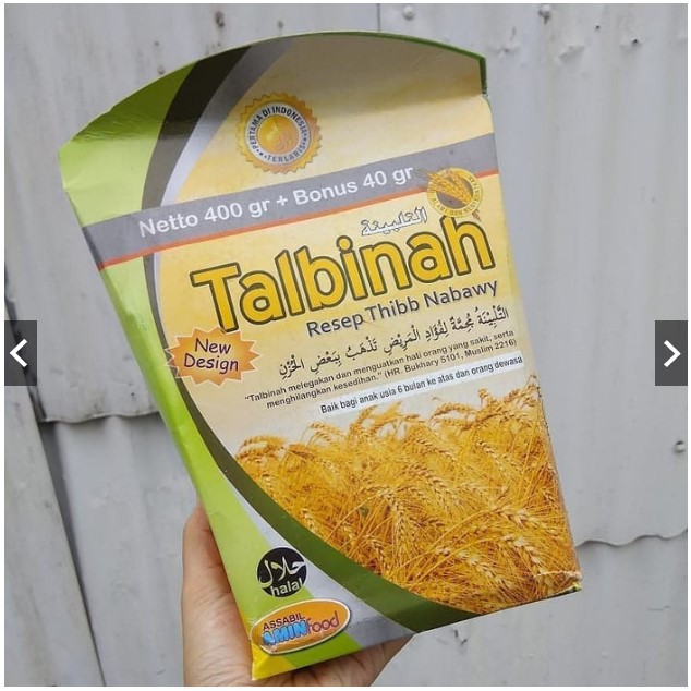 Jual Talbinah 440gr Resep Thibb Nabawy 400gr + 40gr Tepung Gandum 100 ...
