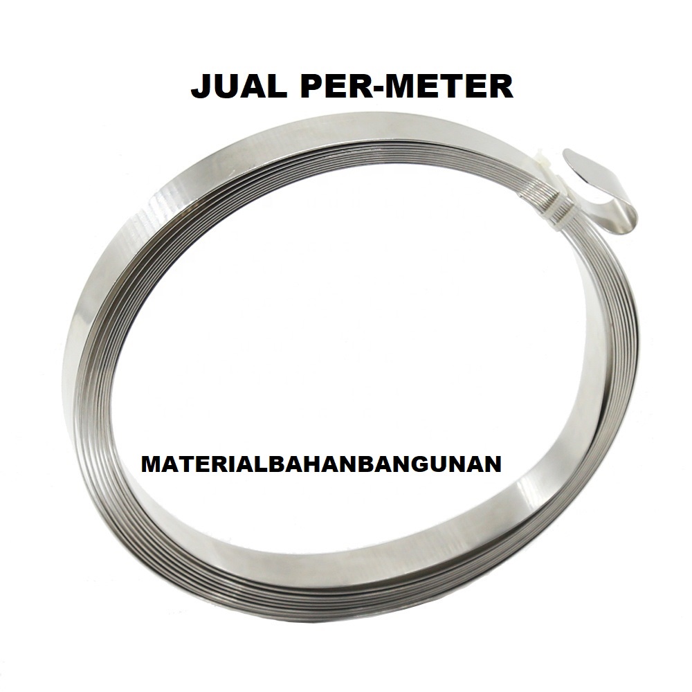 Jual Permeter Plat Strapping Band 10 x 0.4 mm Stainless Pengikat Peti ...