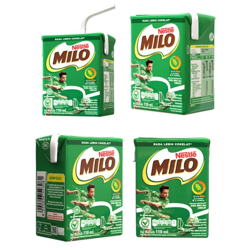 Jual MILO UHT 110 ml (kemasan dus isi 36pc) | Shopee Indonesia
