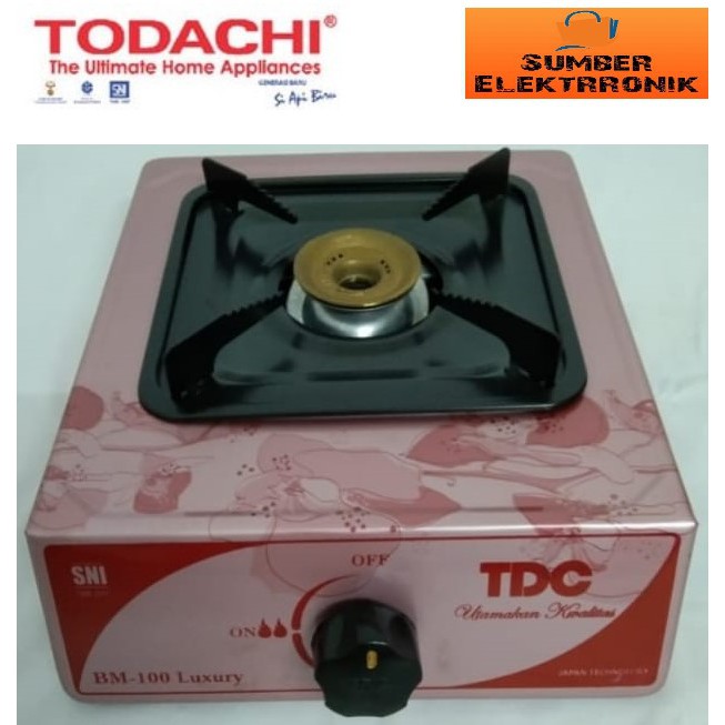 Jual KOMPOR GAS 1 TUNGKU BURNER KUNINGAN SNI TDC BM-100 LUXURY | Shopee ...