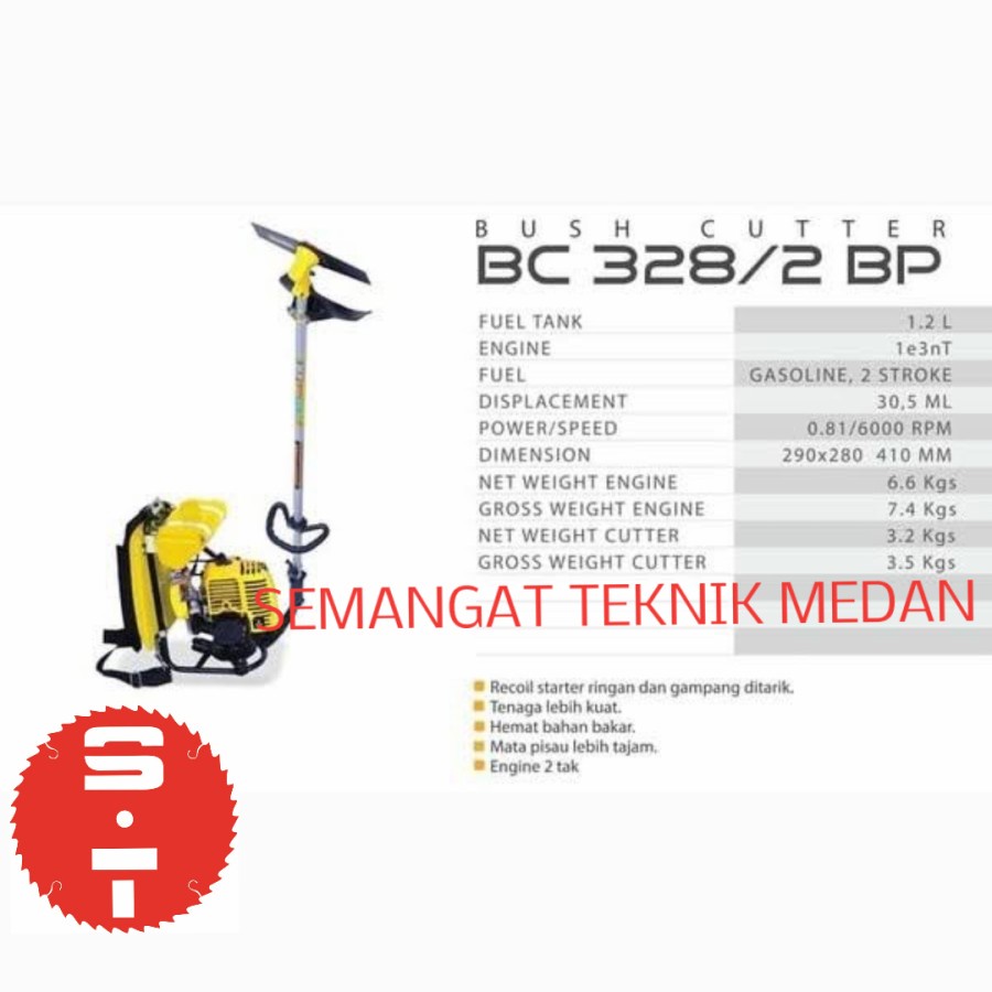 Jual BC328/2 BP MESIN POTONG BABAT RUMPUT GRASS CUTTER 2 TAK MULTIPRO BC328 | Shopee Indonesia
