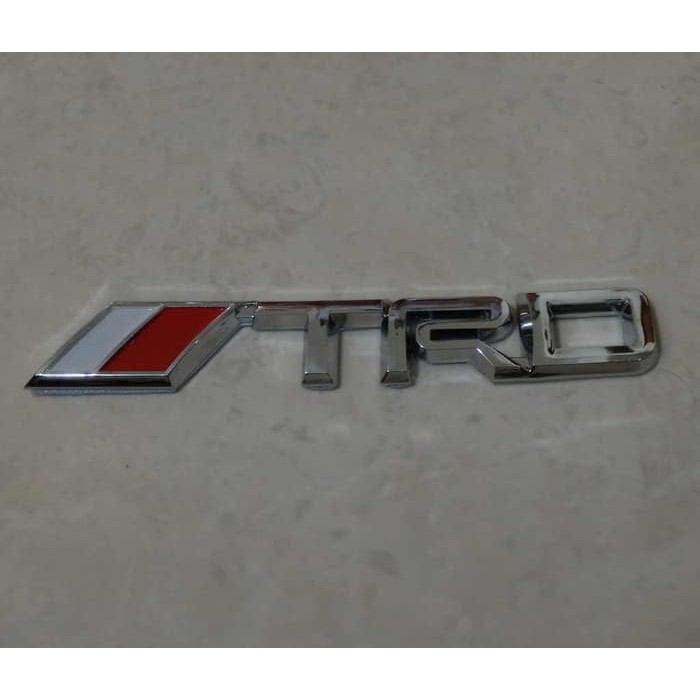 Jual Emblem / Logo Mobil Flag / Bendera TRD Chrome | Shopee Indonesia