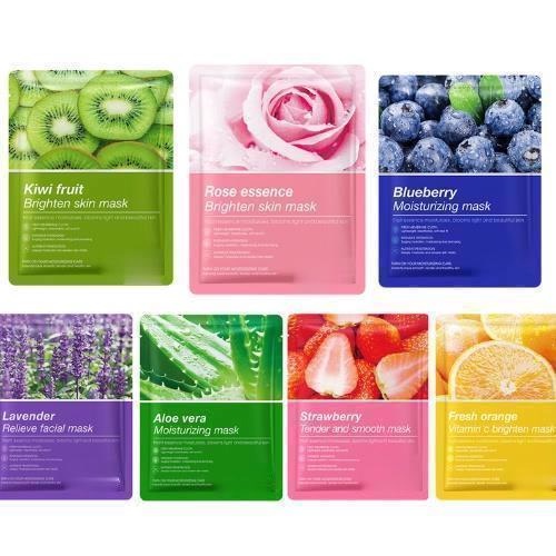 Jual Masker Essence Buah Sheet Mask / Moisturizing Mask Masker Wajah ...