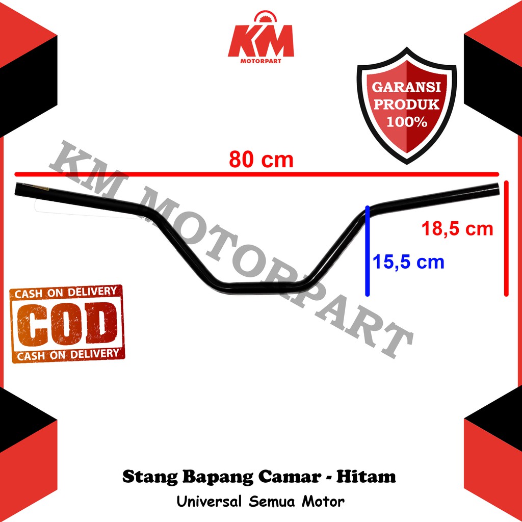 Jual Stang Camar Modif Racing Stir Setang Tinggi 80cm Universal Semua ...