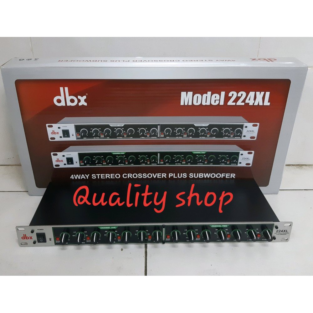 Jual Asli CROSSOVER DBX 4 WAY 224XL PLUS SUBWOOFER BARU Limited ...