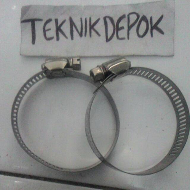 Jual Klem selang 2 1/2 inch klem kawat besi klem selang ikatan selang ...