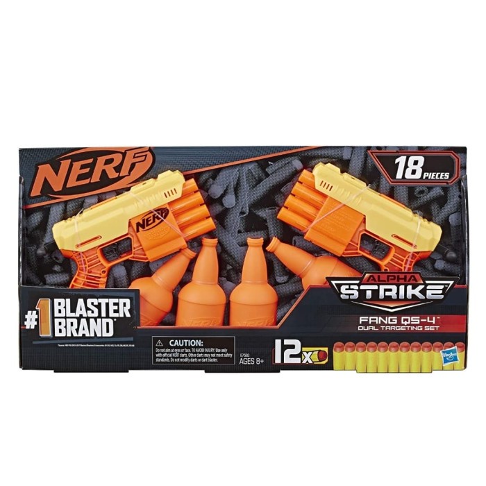 Jual Nerf Alpha Strike Fang QS-4 Dual Targeting Set | Shopee Indonesia