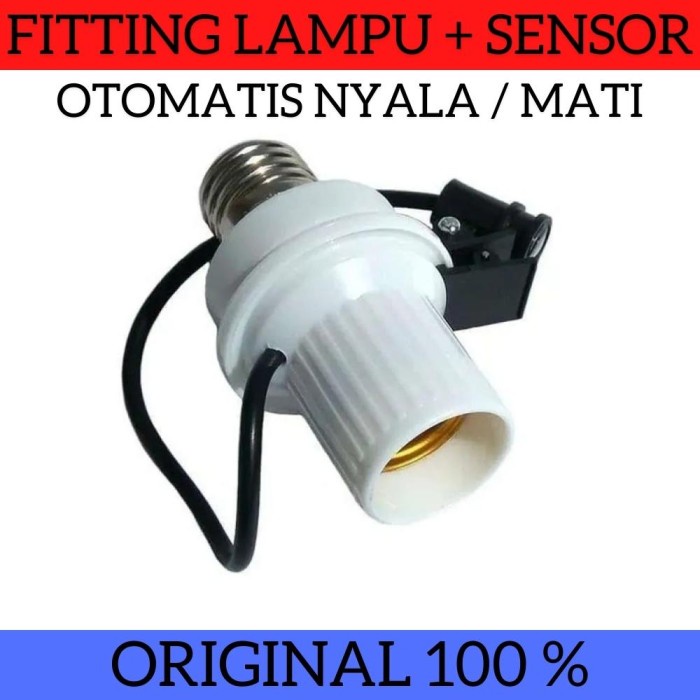 Jual Fitting Fiting Lampu Otomatis Sensor Cahaya Sivitech YF 212A ...