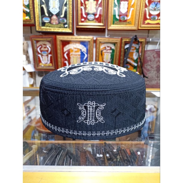 Jual Peci Lobe khas Aceh bordiran motif pintu Aceh | Shopee Indonesia