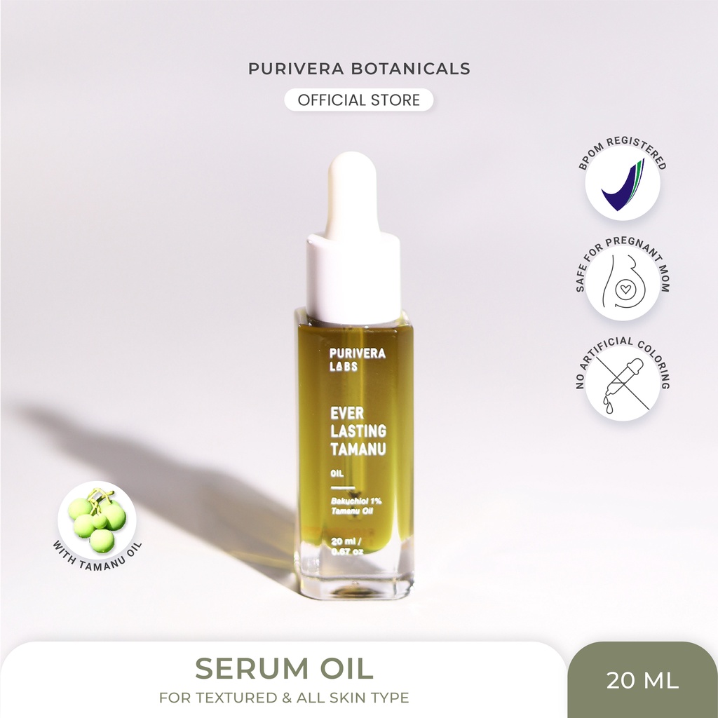 Jual PURIVERA - Everlasting Tamanu Serum Oil - Anti Acne & Skin Repair ...