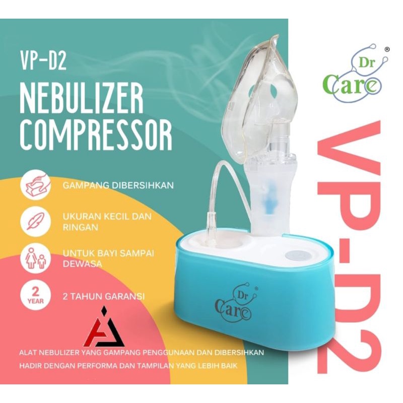 Jual Nebulizer Compressor Dr Care VP-D2 / Nebulizer Uap Dr Care ...