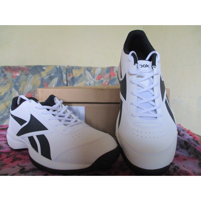Jual Sepatu Tenis Reebok Court Vision III LP White Black Original Keren ...