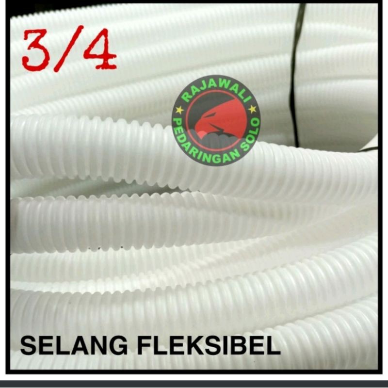 Jual SELANG FLEKSIBEL 3/4 SELANG KABEL SELANG PEMBUANGAN 20MM | Shopee ...