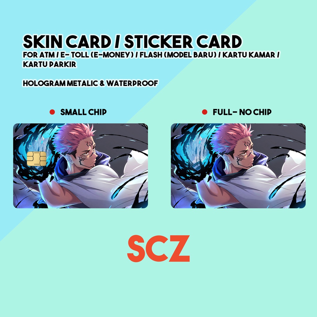 Jual PREMIUM COOL HOLOGRAM METALIC SKIN CARD ATM / FLASH / E-TOLL (E ...
