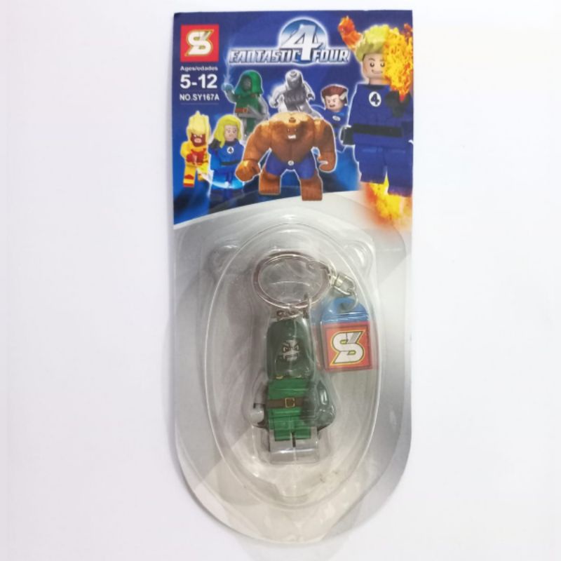 Jual KEY CHAIN / GANTUNGAN KUNCI FIGURE FANTASTIC FOUR SUPER HERO MS ...