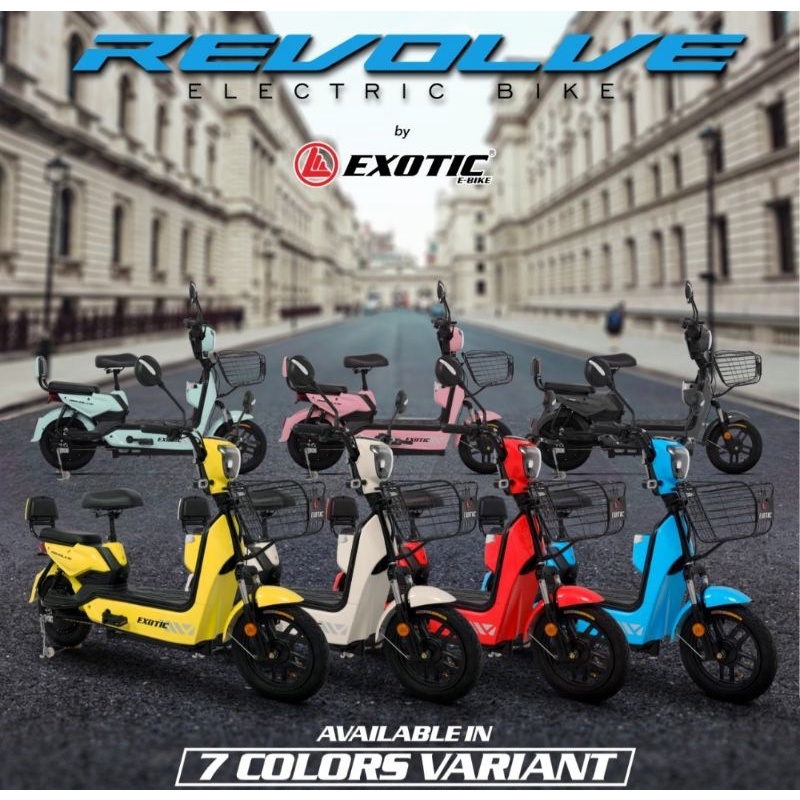 Jual Sepeda Listrik Exotic Revolve 48V 6AH | Shopee Indonesia