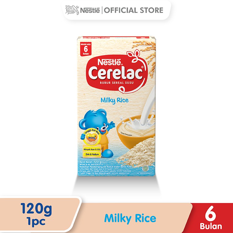 Jual NESTLE CERELAC Rice Milk 120g | Shopee Indonesia