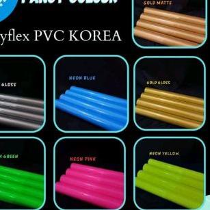 Jual Polyflex PVC Korea (Gold, Neon, Silver) | Shopee Indonesia